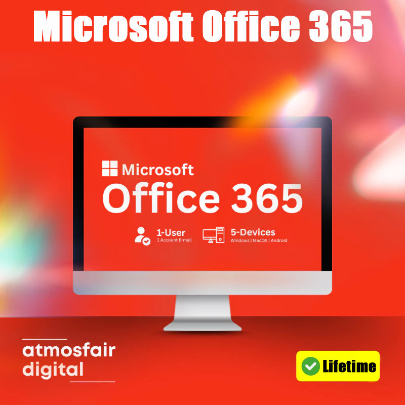 【Lifetime】Microsoft Office 365 Original Support 5 Device Win, PC, Mac ...