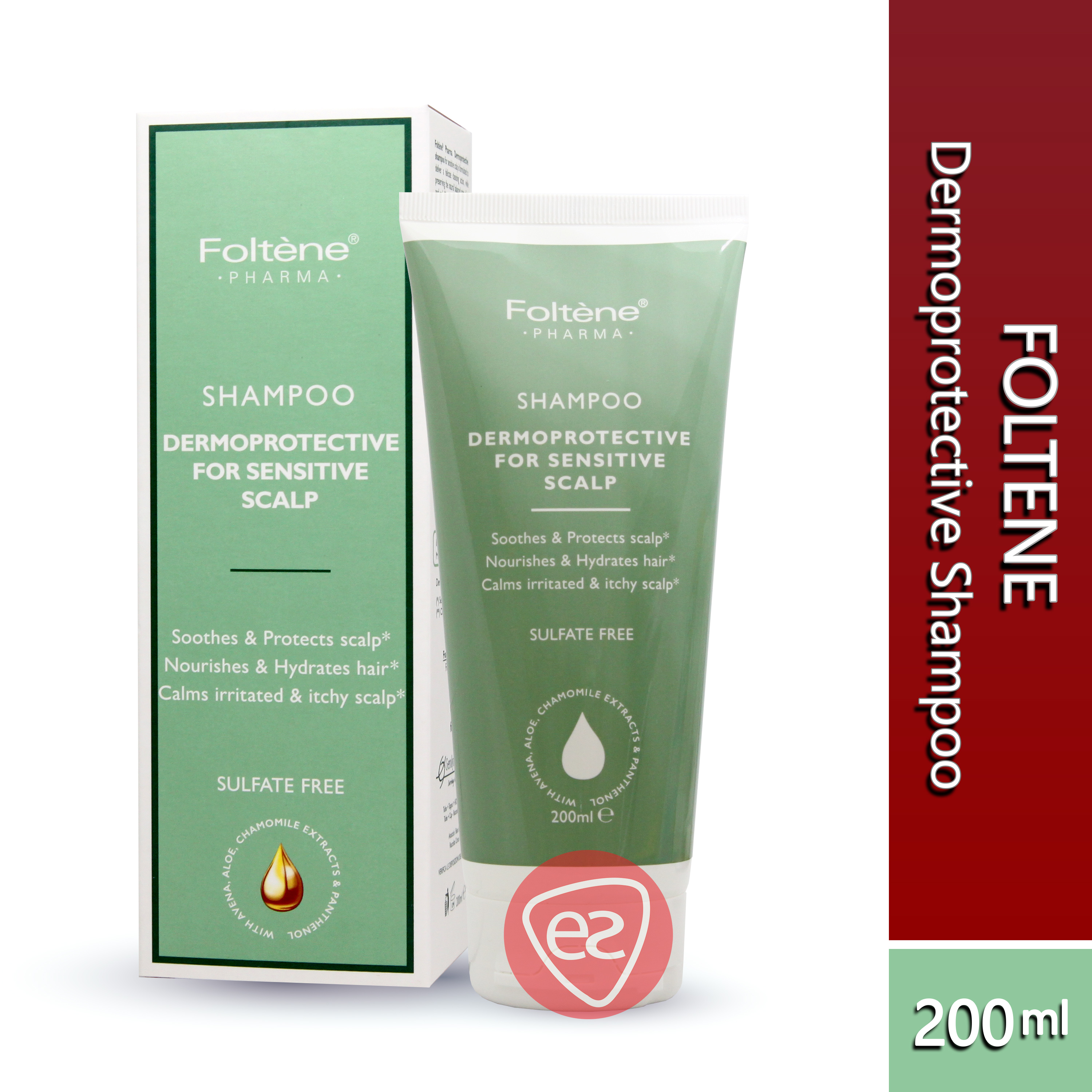 Foltene Dermoprotective Shampoo 200ml For Itchy, Sensitive Scalp ...