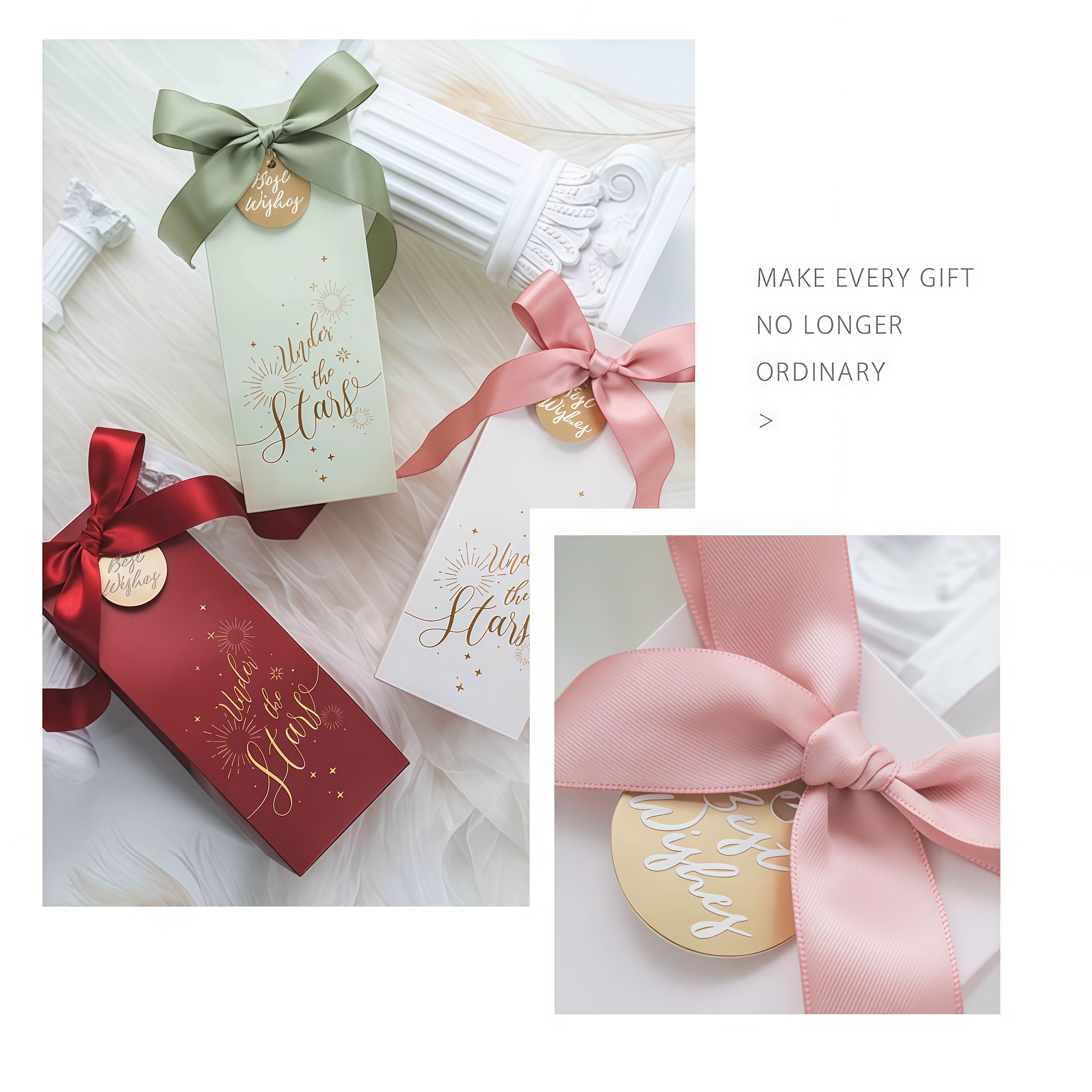 2.5cm SATIN RIBBON Reben Riben Gift Satin Organza Flower Bouquet Roll ...