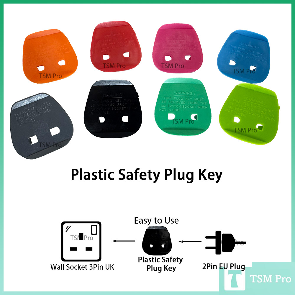 Plastic Safety Plug Key With Hole Socket 2 Pin | Shopee Malaysia