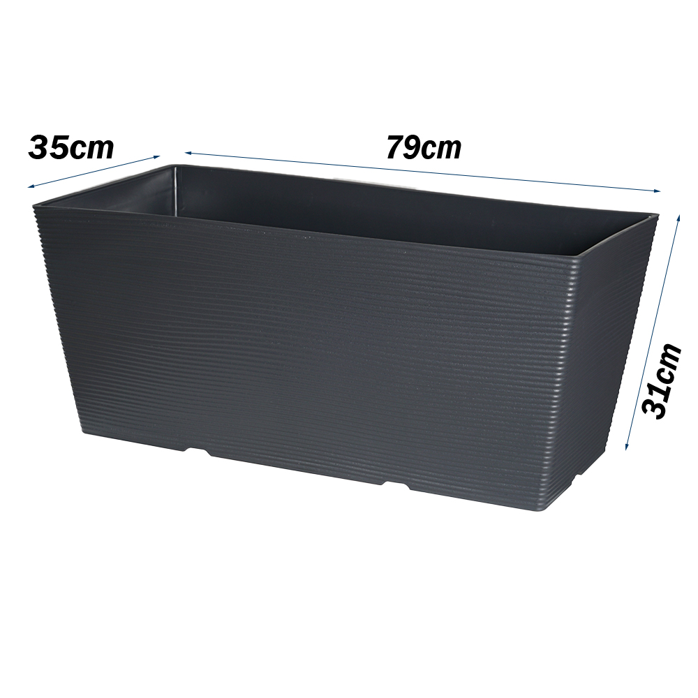 EXTRA LARGE LENGTH 79CM FELTON PLANTER BOX 2483 MODERN PASU BESAR ...