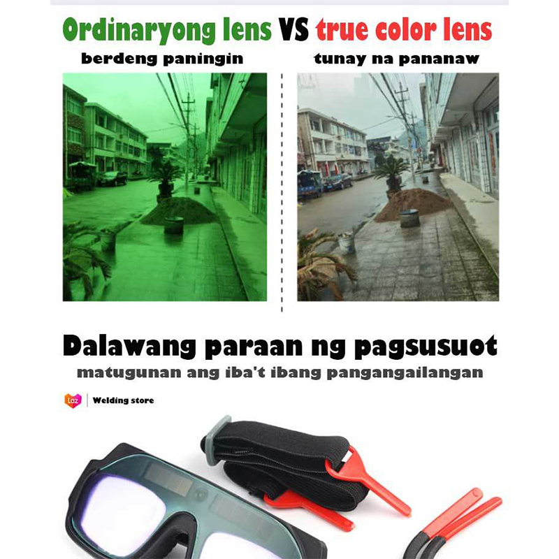 VoltForge Auto-Dimming Welding Glasses - Anti-Glare Eye Shield for ...