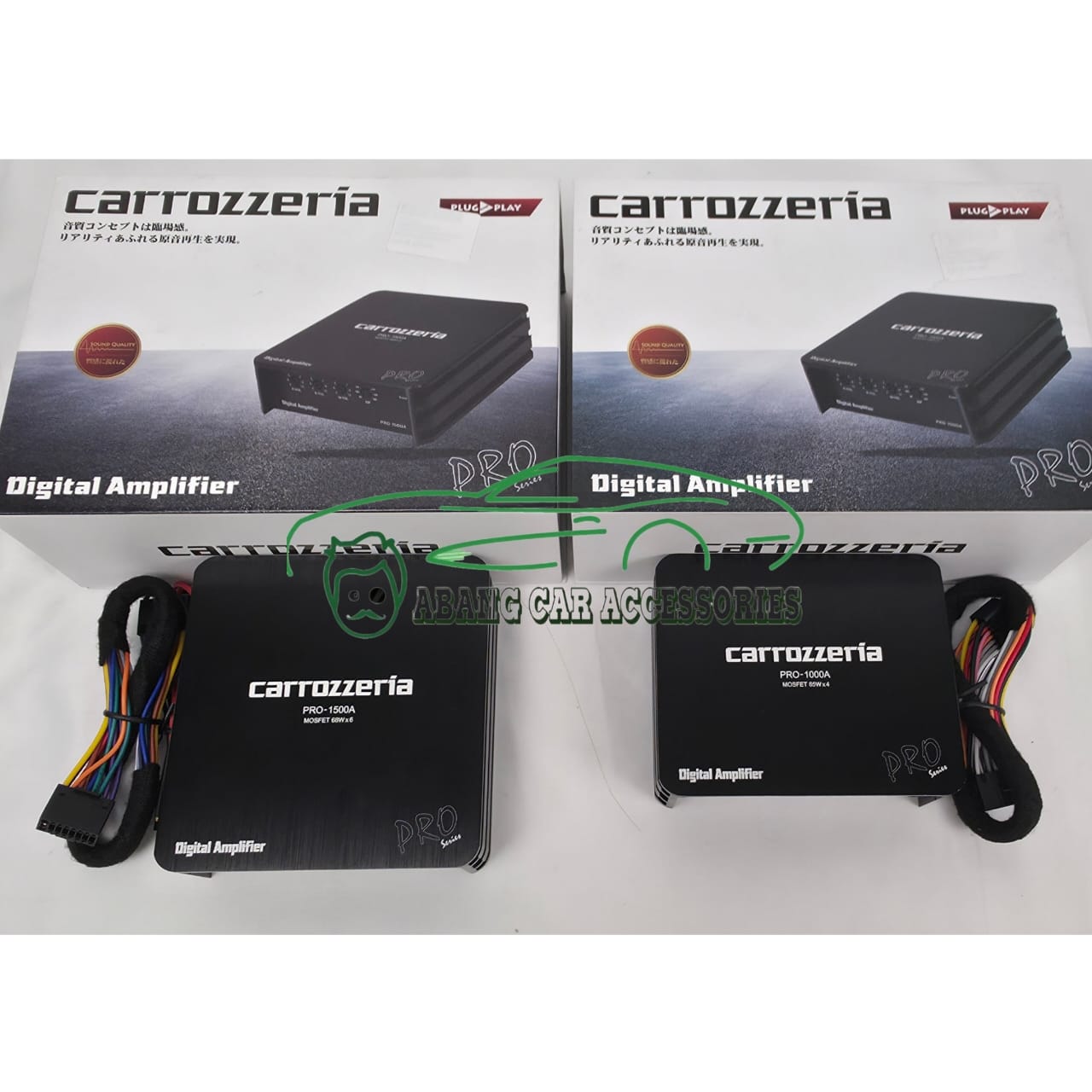 Carrozzeria 4/6 Channel AMP SQ DSP Digital Amplifier Plug & Play for ...
