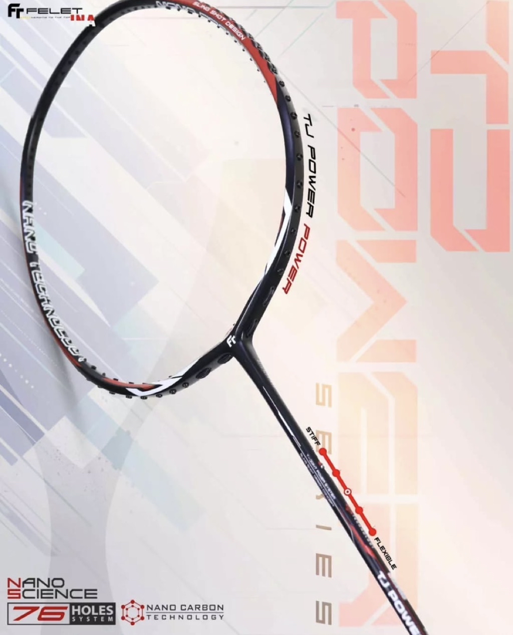 FELET TJ POWER POWER / CONTROL / SPEED 4UG1 Badminton Racquet MAX ...