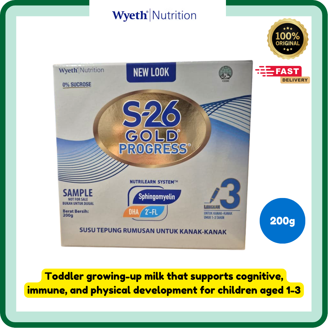 Wyeth Nutrition S-26 Gold Progress Step 3 200G (1-3 years) | EXP:13/04 ...