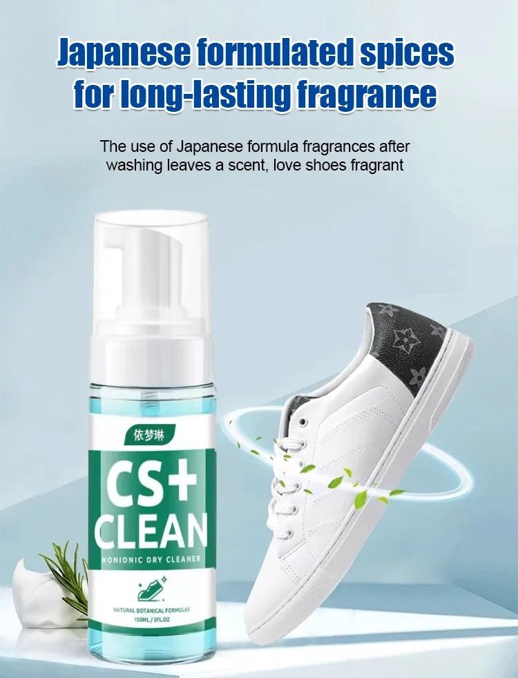 White Shoe Cleaner Foam | Sneaker Cleaning Solution Instant Stain ...