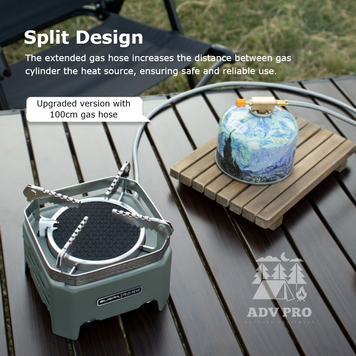 Buerk Camping Stove Infrared 4000W Foldable Mini Stove Portable ...