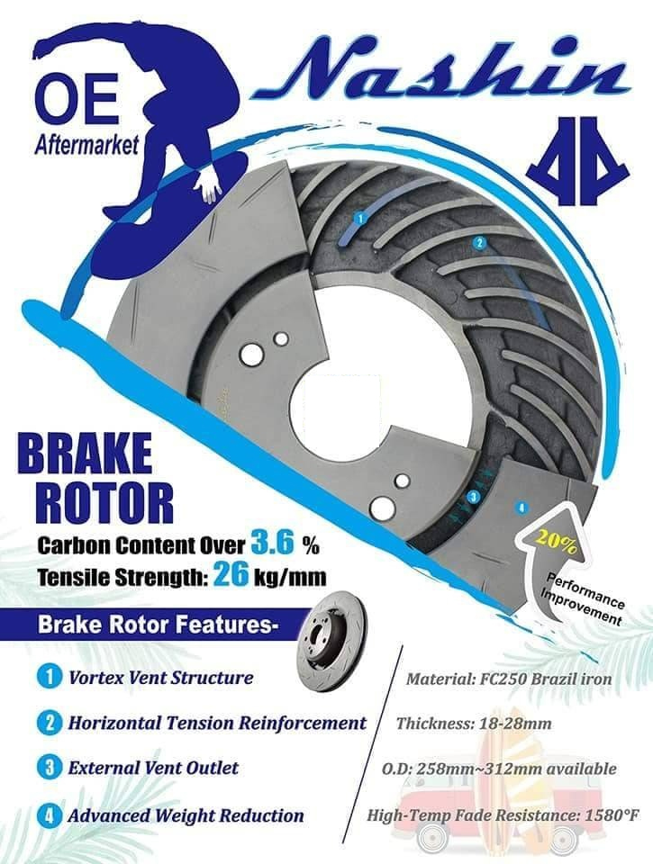 PERODUA MYVI D20N 2018+NASHIN OE BRAKE ROTOR-FRONT | Shopee Malaysia