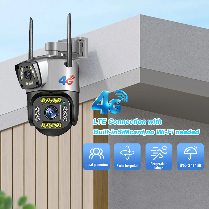 Franwell V380 V10 CCTV Wireless Outdoor Waterproof 12MP Connect To ...