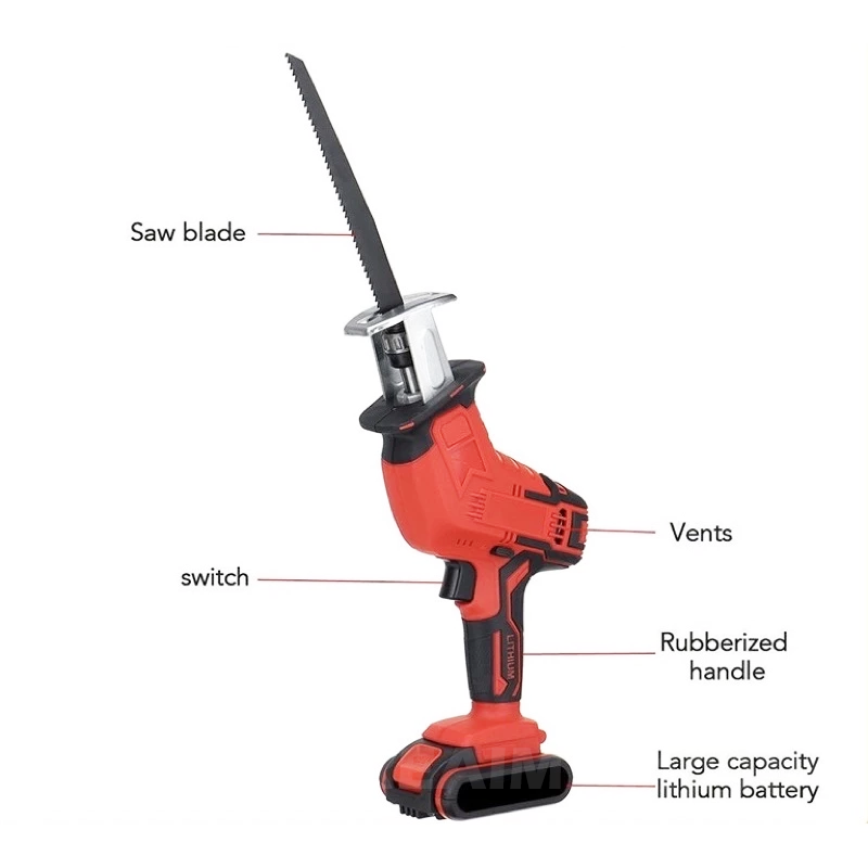 REAIM Cordless Elektrik Reciprocating Saw Table Saw Machine Mini Jig ...
