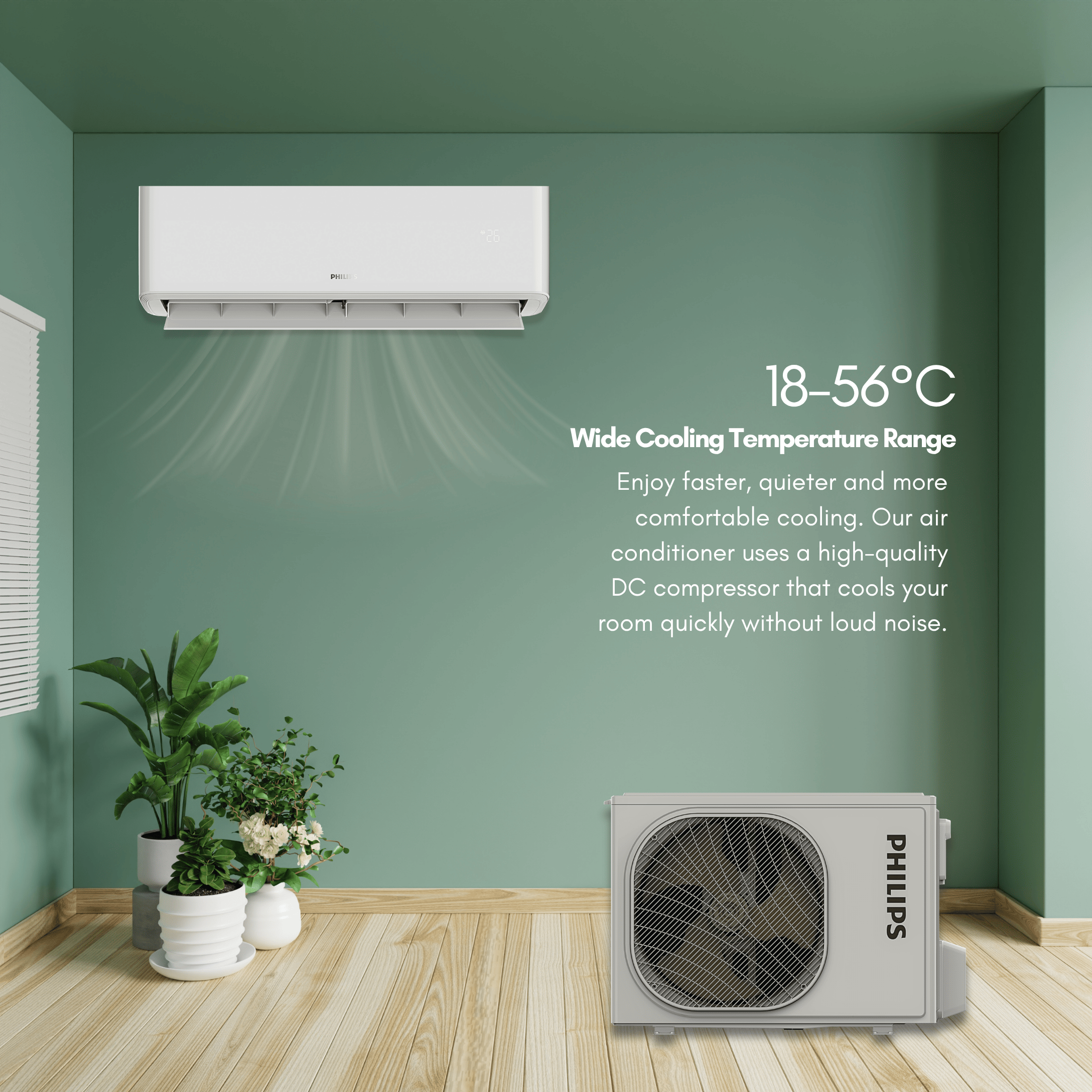 Philips Air Conditioner (Aircond) Non-Inverter Air Series Ab1 - 1.0HP/1 ...