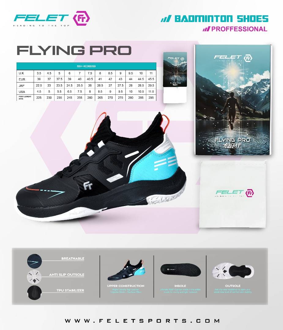 FELET FLYING PRO V2 SHOES | Shopee Malaysia