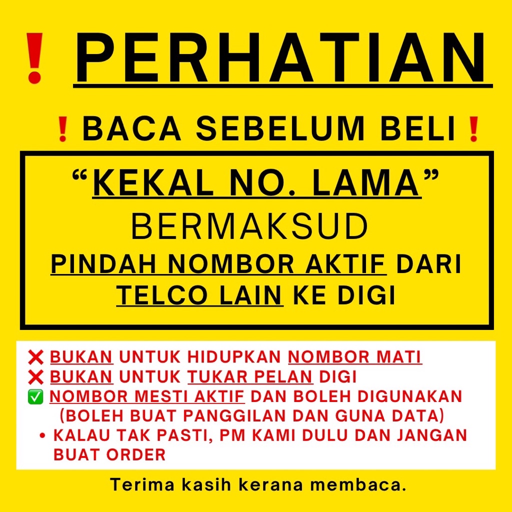 5G Digi Prepaid Digi Sim Card CelcomDigi Edisi Kuning | Shopee Malaysia