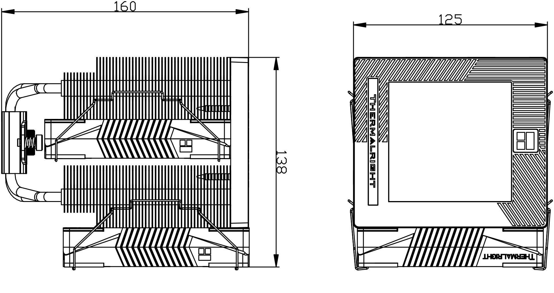 THERMALRIGHT Phantom Spirit 120 Vision [ EVO / SNOW ] - ARGB CPU Air ...