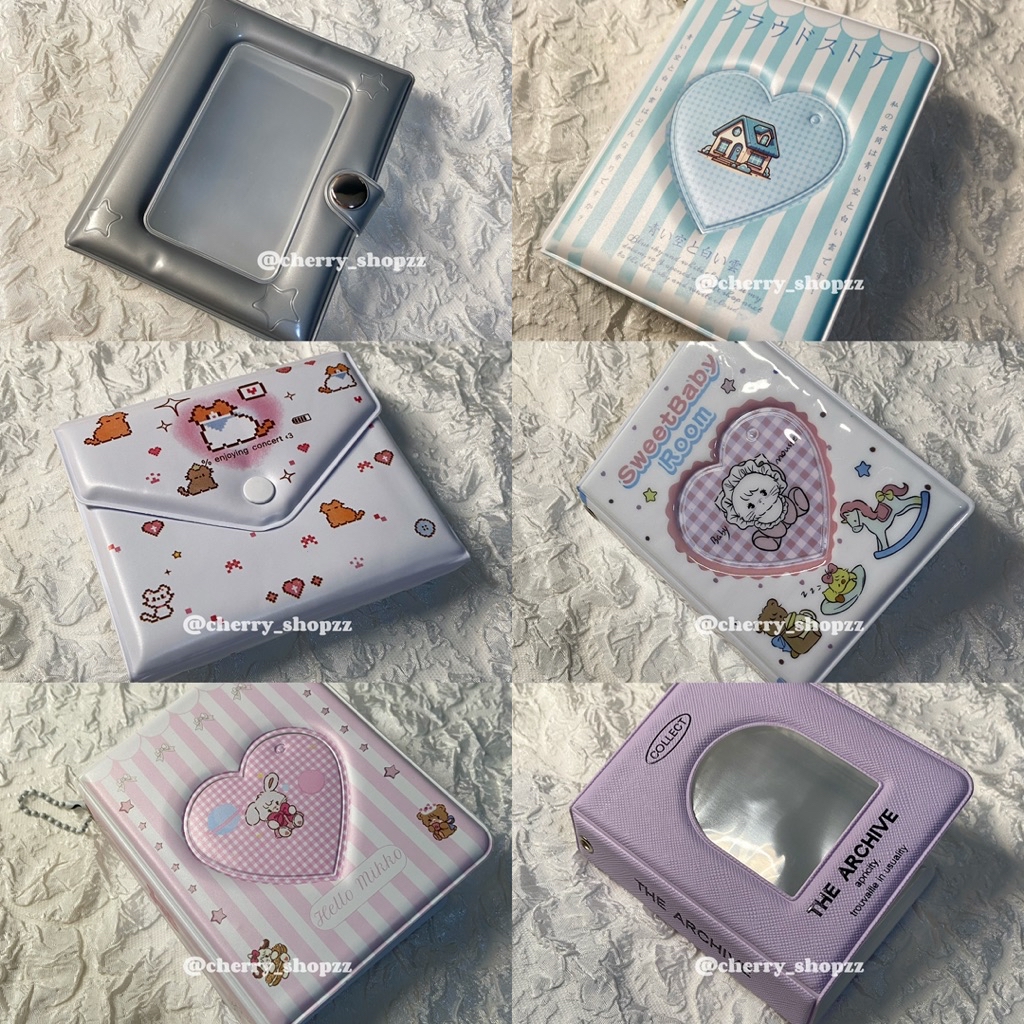 Mini Kpop Cards Album Cute Name Card Book Photocard Binder Photo Album ...