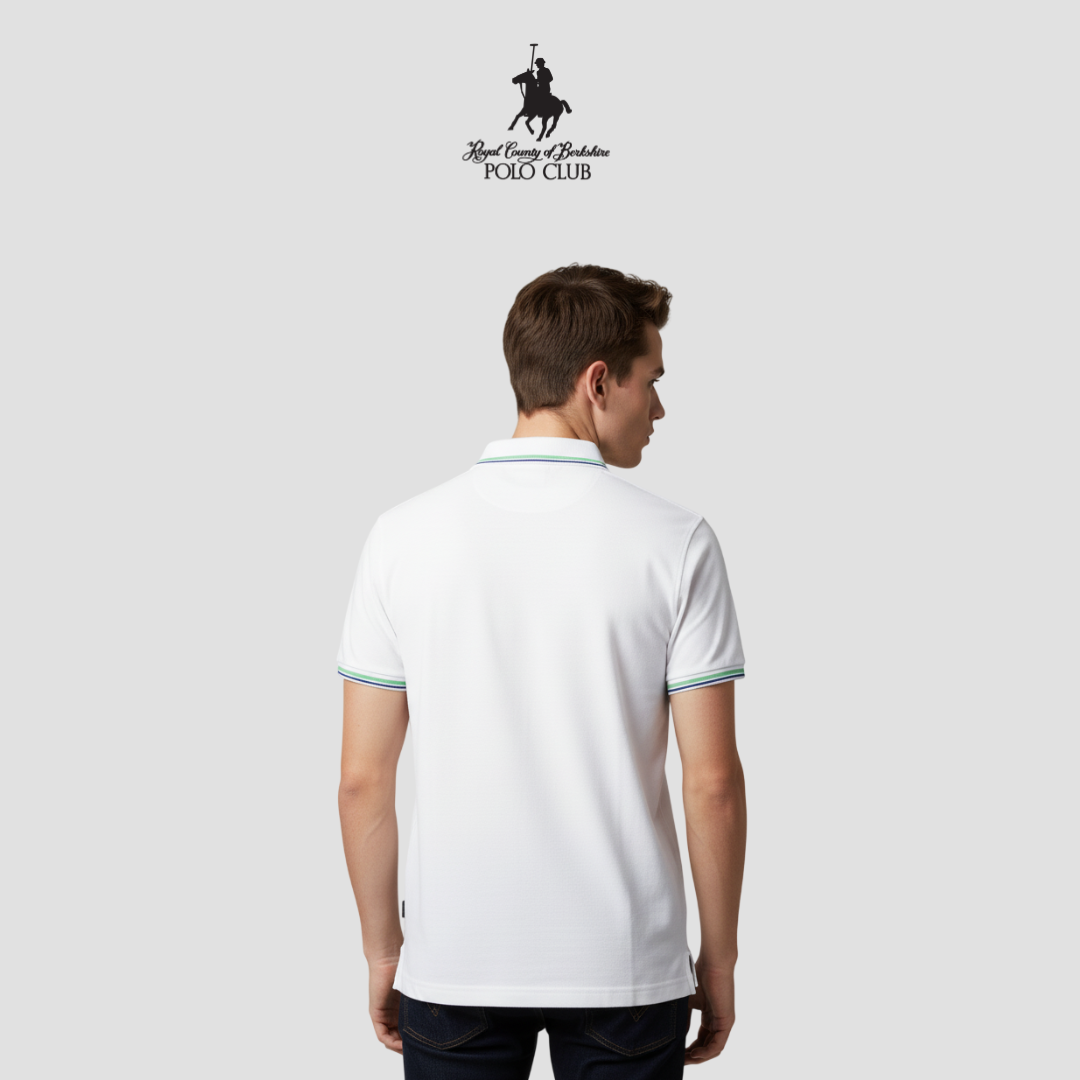 RCB Polo Club Men Short Sleeve Polo Shirt with Small Logo RMTS12324-50 ...