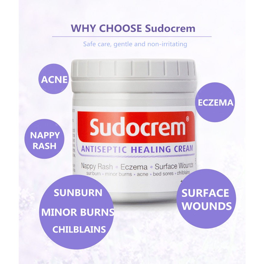Sudocrem Nappy Cream Krim Sudo Eczema Wound Cream Protects Delicate ...
