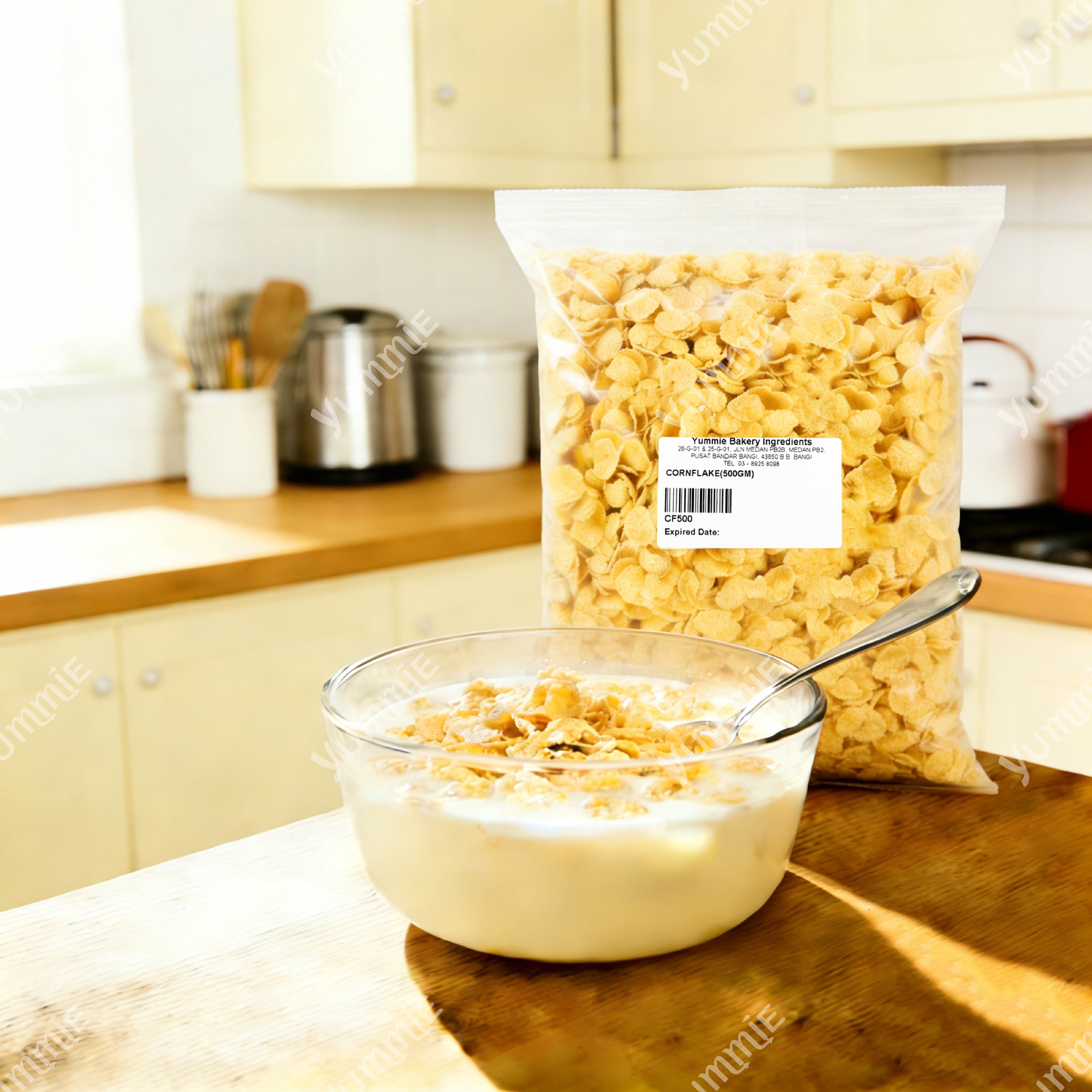 【YUMMIE】Cornflakes Cereal｜Crunchy Corn Flakes｜Baking & Dessert Topping ...