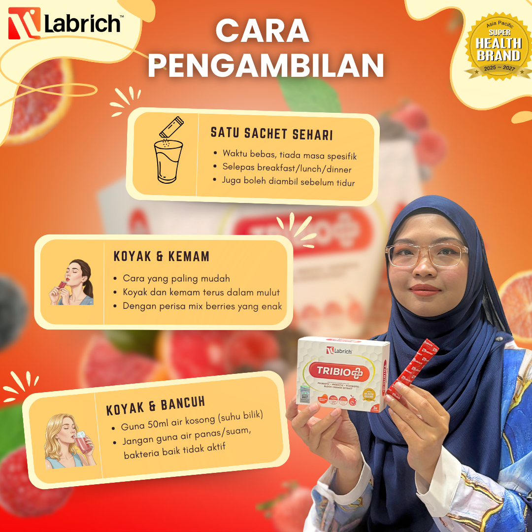 [PROBIOTIC] LABRICH TRIBIO SET BASIC 1 KOTAK POSTBIOTIC + PREBIOTIC ...