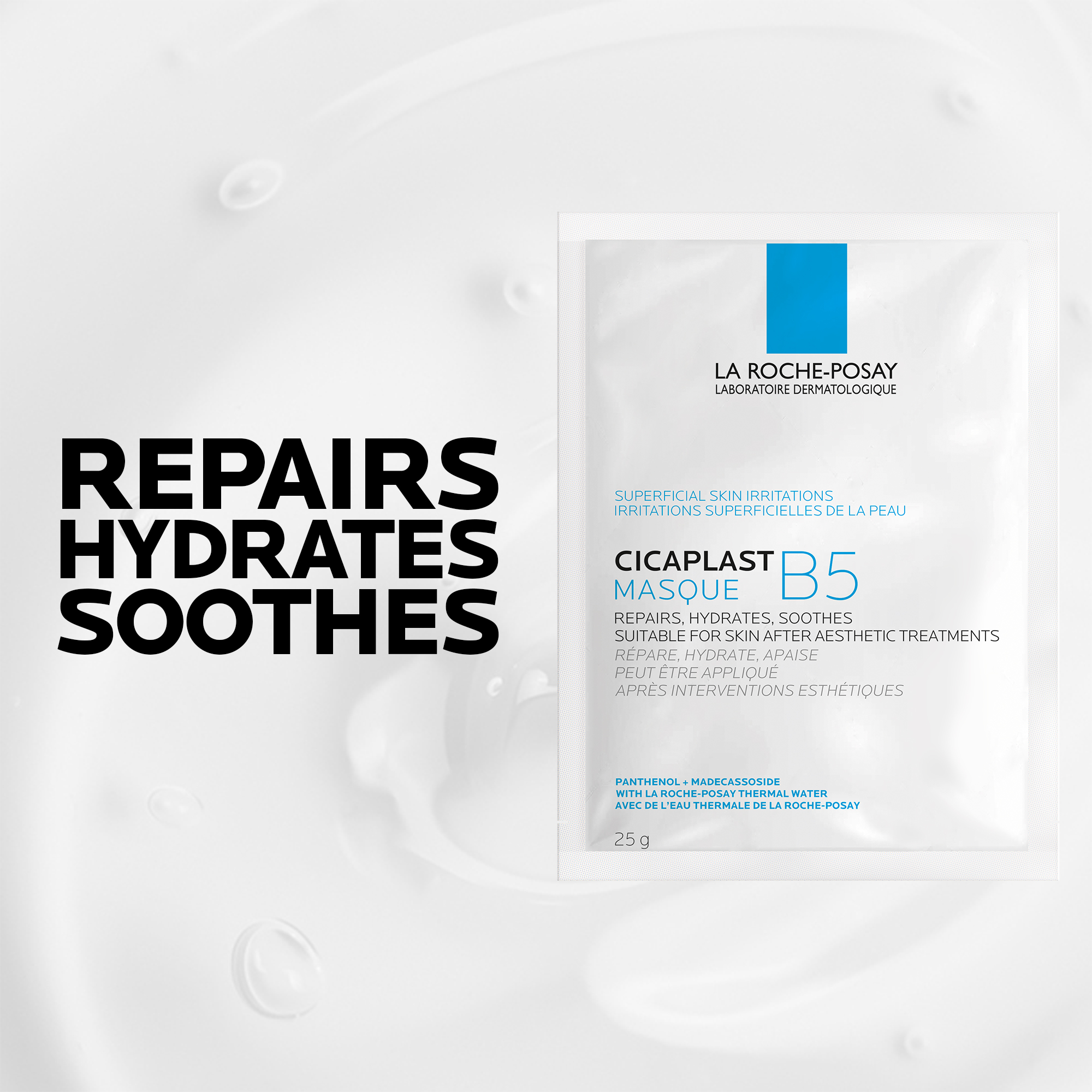 La Roche Posay Cicaplast B5 Mask Hydrating Soothing Sheet Mask - Normal ...