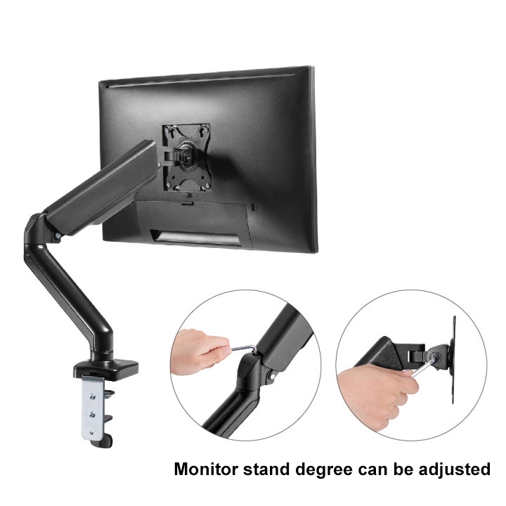 Monitor Arm Desktop Mount Bracket 17''-32'' Bearing 15kg 360 ...