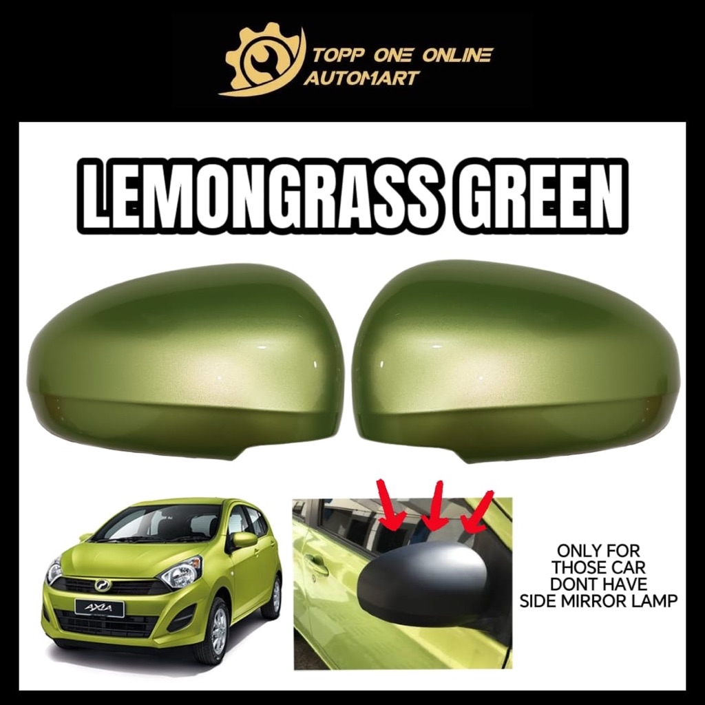 ORIGINAL PERODUA AXIA 2014-2022Y SIDE MIRROR COVER (NO SIGNAL HOLE ...