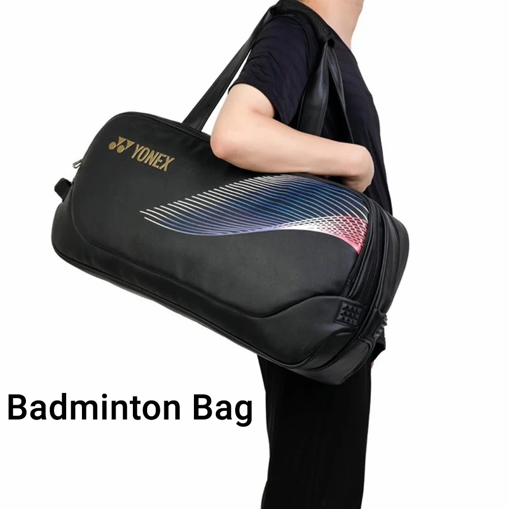 Yonex Badminton Backpack Layered Tennis Racket Bag With Independent ...