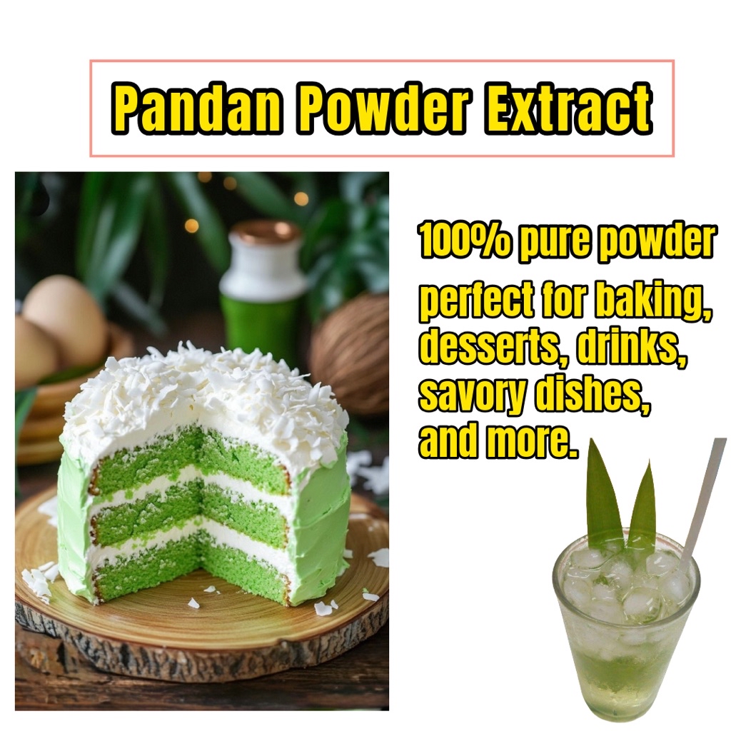 Premium Pandan Powder Extract 优质香兰粉提取物Serbuk Ekstrak Pandan Premium ...