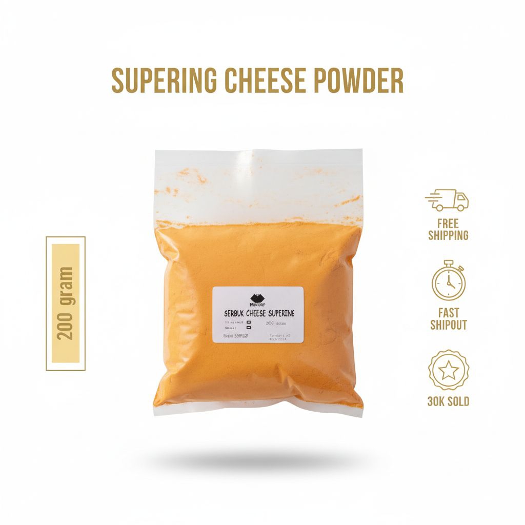 Serbuk Cheese Supering 200gram Boleh terus guna | Shopee Malaysia