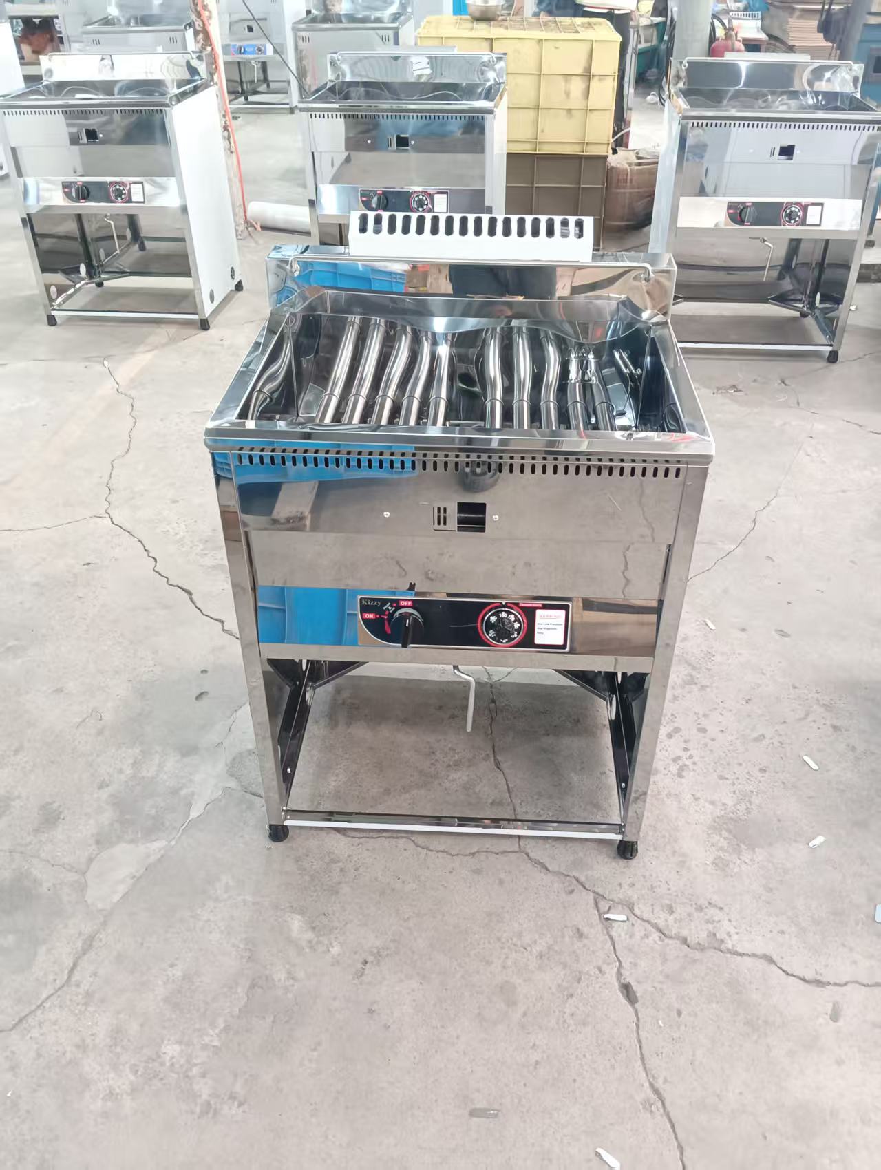 KIZZY Auto Gas Deep Stand Fryer 25 Liter Dapur Ayam Gunting Potong ...