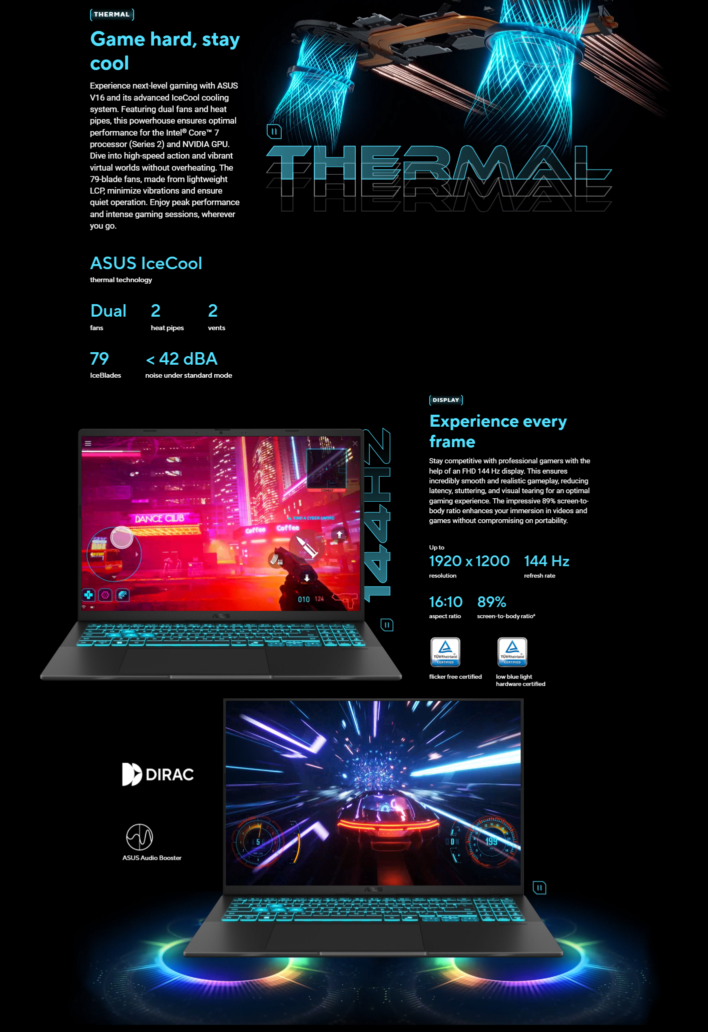 ASUS V16 V3607V-JRP188WS (Intel Core 5-210H/8GB/512GB SSD/16'' WUXGA/RTX3050 6GB GDDR6/W11/2Y ...