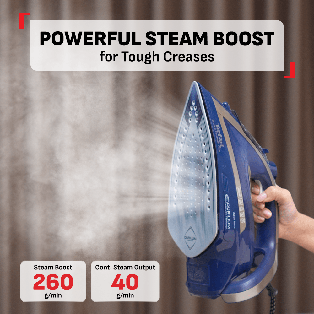 Tefal Steam Iron Smart Protect Plus (FV6872) | Shopee Malaysia