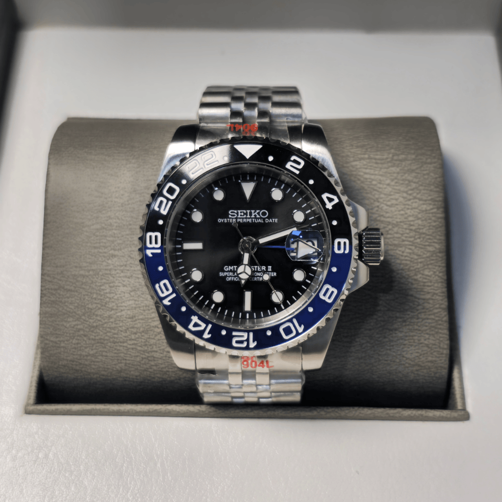 Custom Modified Seiko GMT-Master II Batgirl | Shopee Malaysia