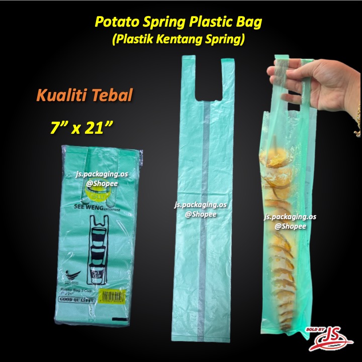 Beg Plastik Bungkus Kentang Spring Bertangkai / Plastic Bag for Spring ...