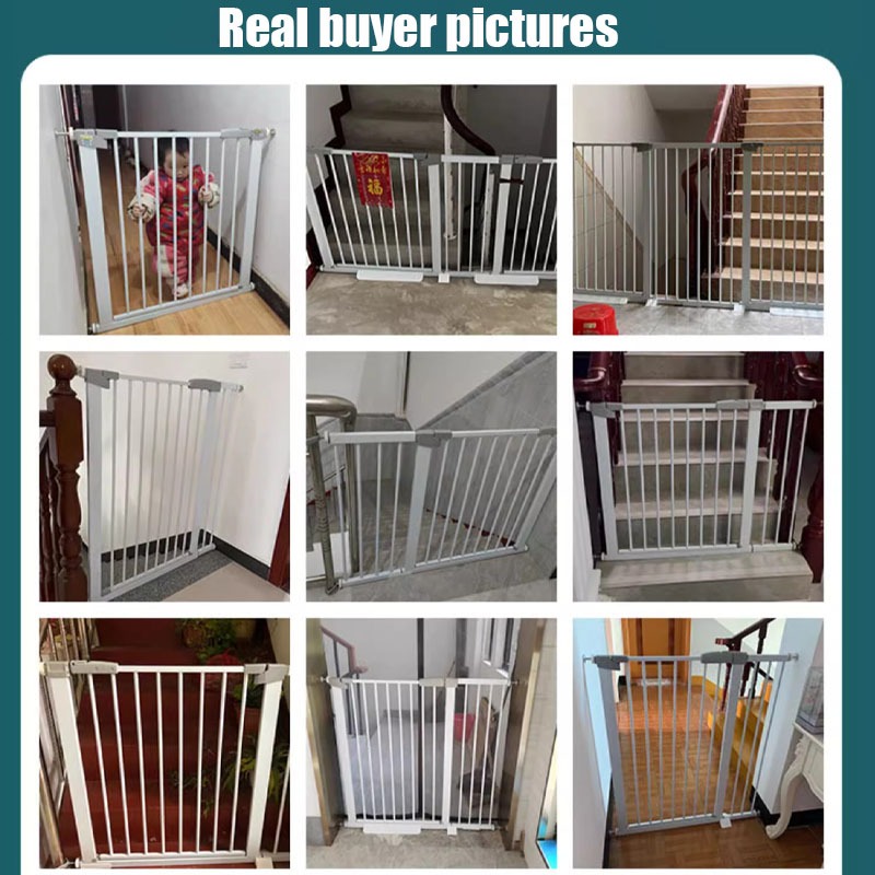 [Warranty] 75-600CM Pagar baby Safety Baby Fence Pagar Baby Gate ...