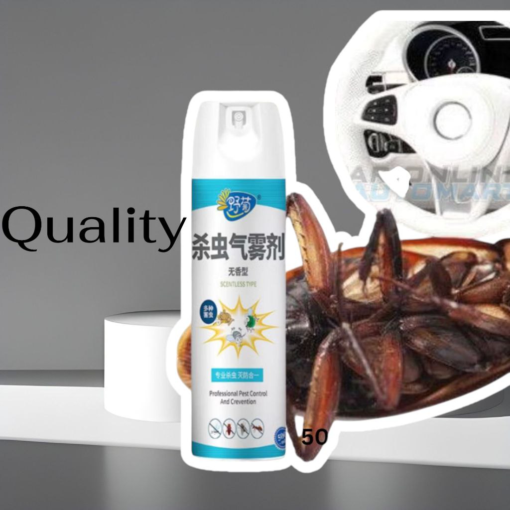 Lipas Spray 500ml | Anti-Cockroach | Fast Kill | No Oily Residue | Car ...