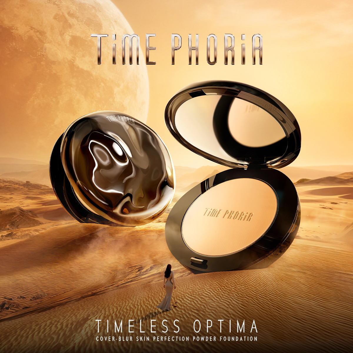 TIME PHORIA-TWC Timeless Optima Cover-Blur Skin Powder Oil control High ...