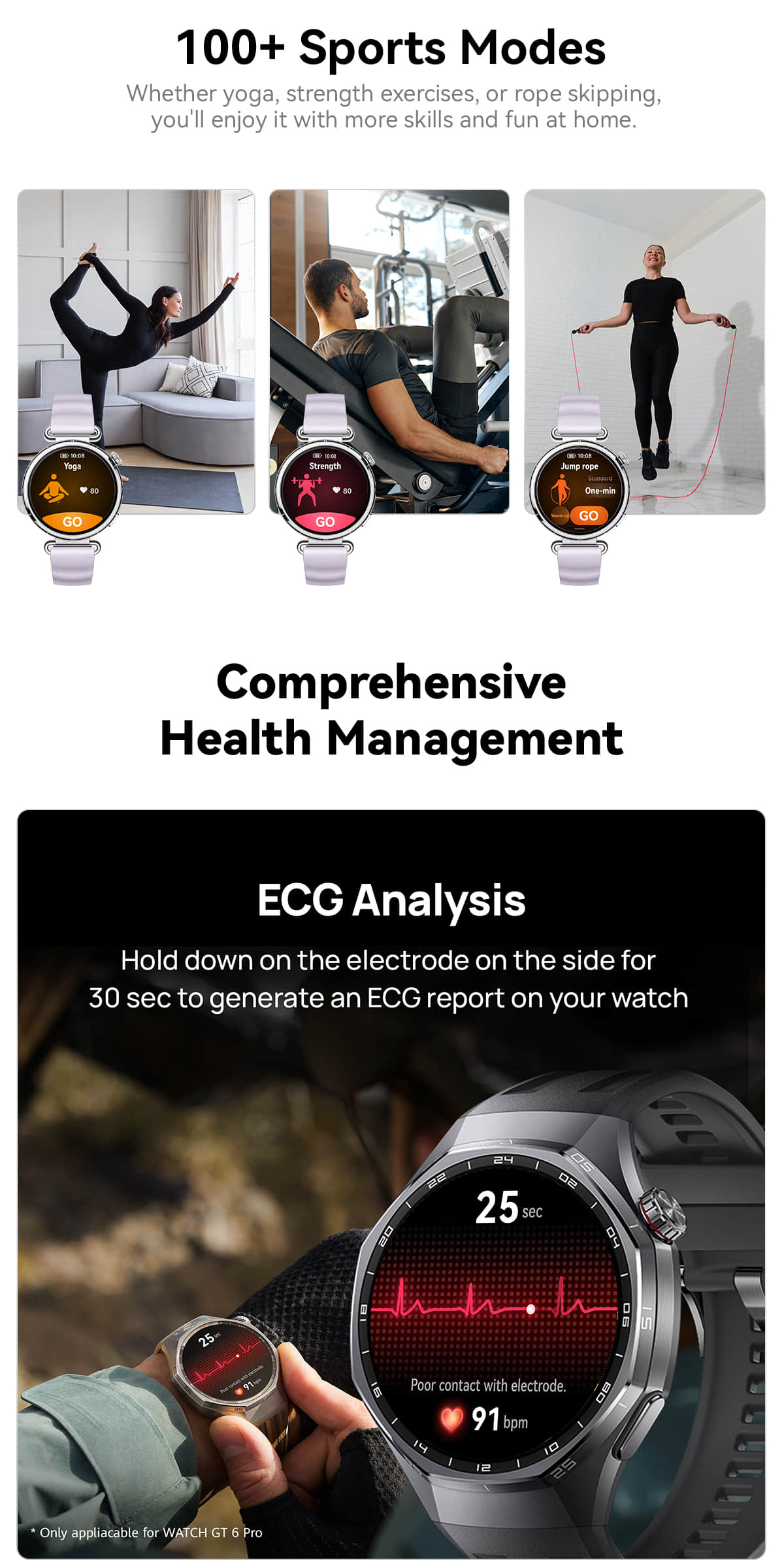 HUAWEI WATCH GT 6 Series Smartwatch l Up to 21-Day Battery Life* | Advanced Outdoor Sports* l ...