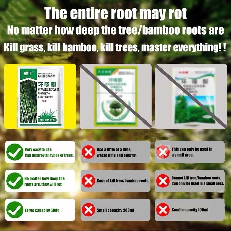 Root Killing Tree Killer 500g | Powerful Hexazinone Weed & Grass Killer ...