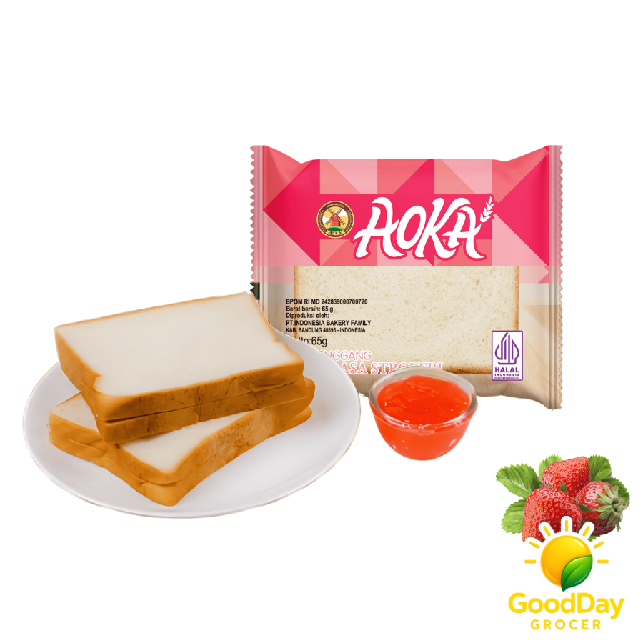 【65g】1pcs Aoka Roti Panggang Isian Assorted Flavour Bakery Bun Toasted ...