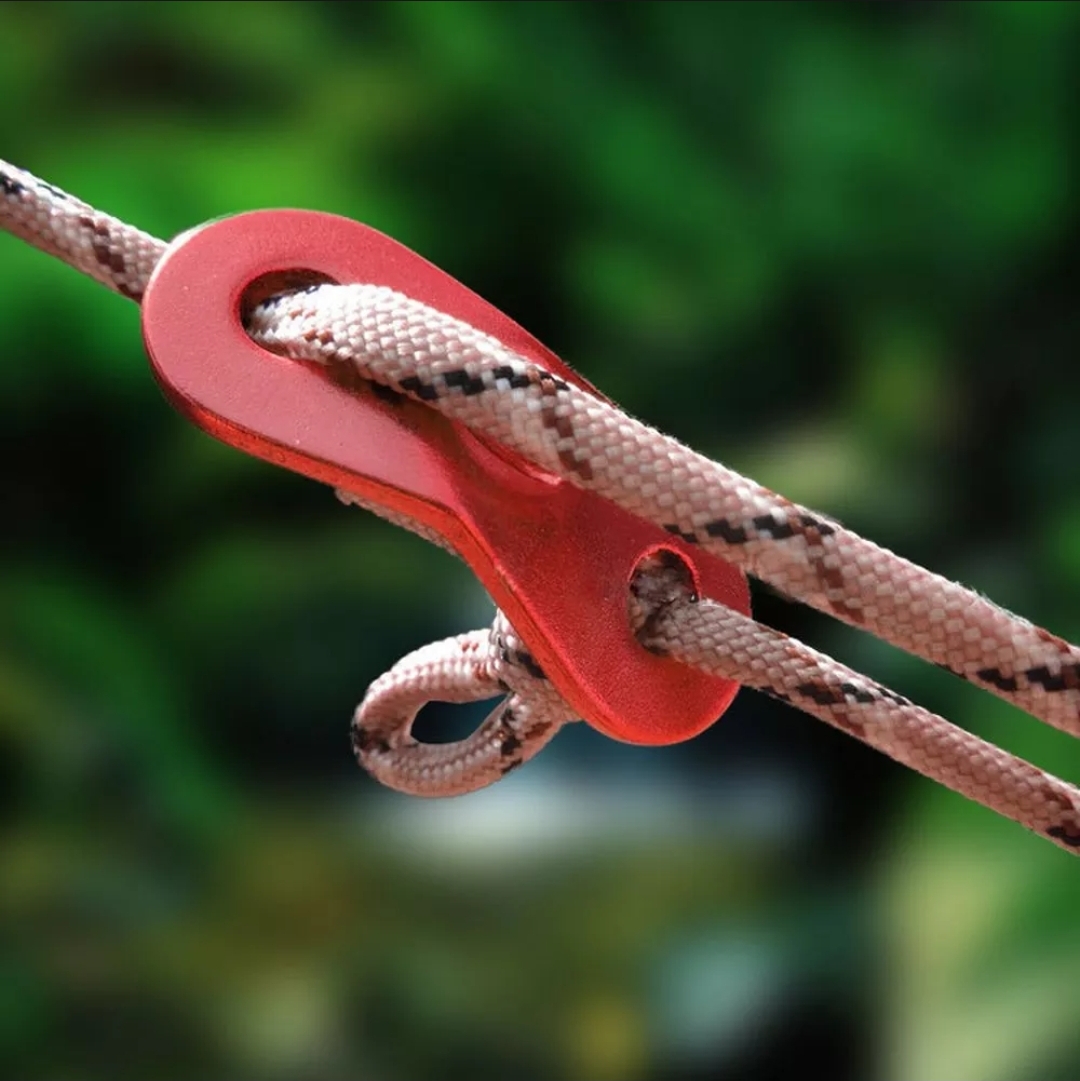 Aluminium Anti-Slip Tent Rope Adjuster Wind Rope Buckle Outdoor Rope ...
