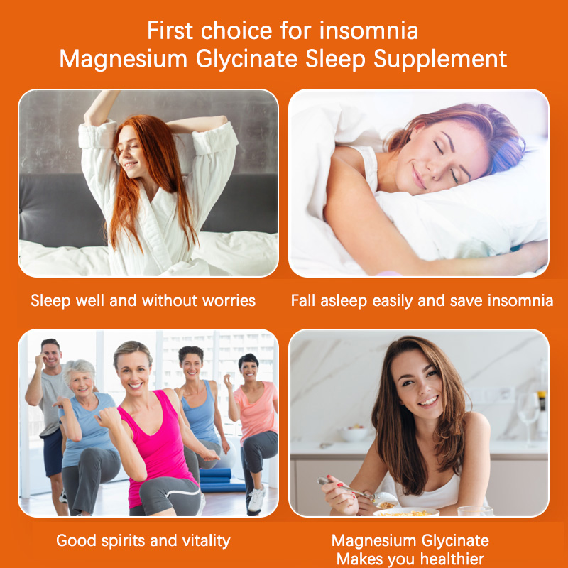 USA Halal Magnesium Glycinate for Stress Relief and SleepSupport ...