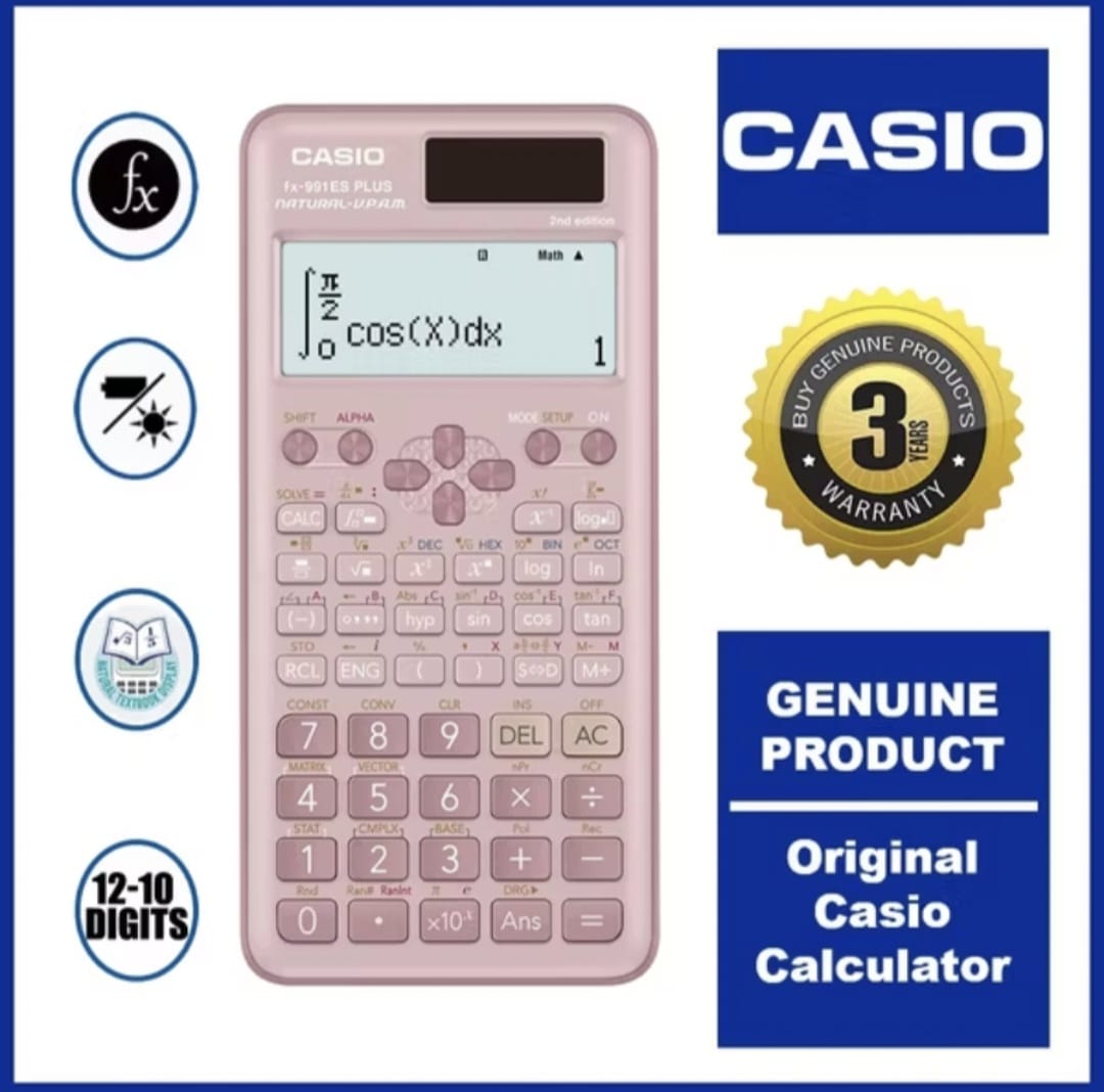 CASIO Scientific Calculator FX-570EX / FX-991ES Plus / FX-991ES / FX ...