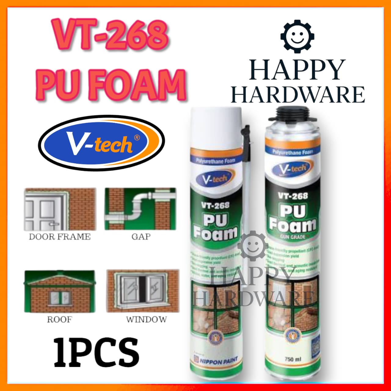 750ml Polyurethane Foam PU Foam Spray Sealant Filling Crack Agent tape acoustic foam insulation ...