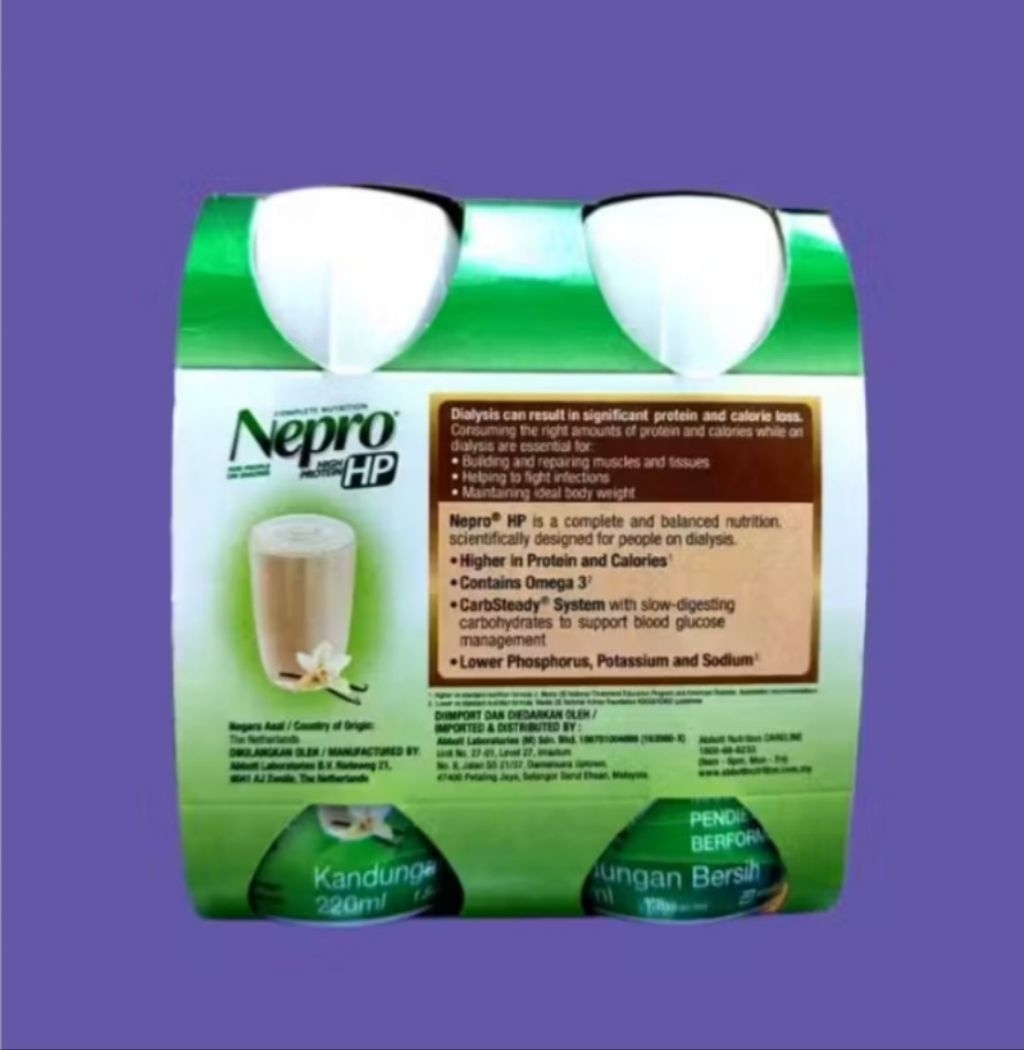 Nepro High Protein Drink Vanilla Flavour For People On Dialysis (1 x ...