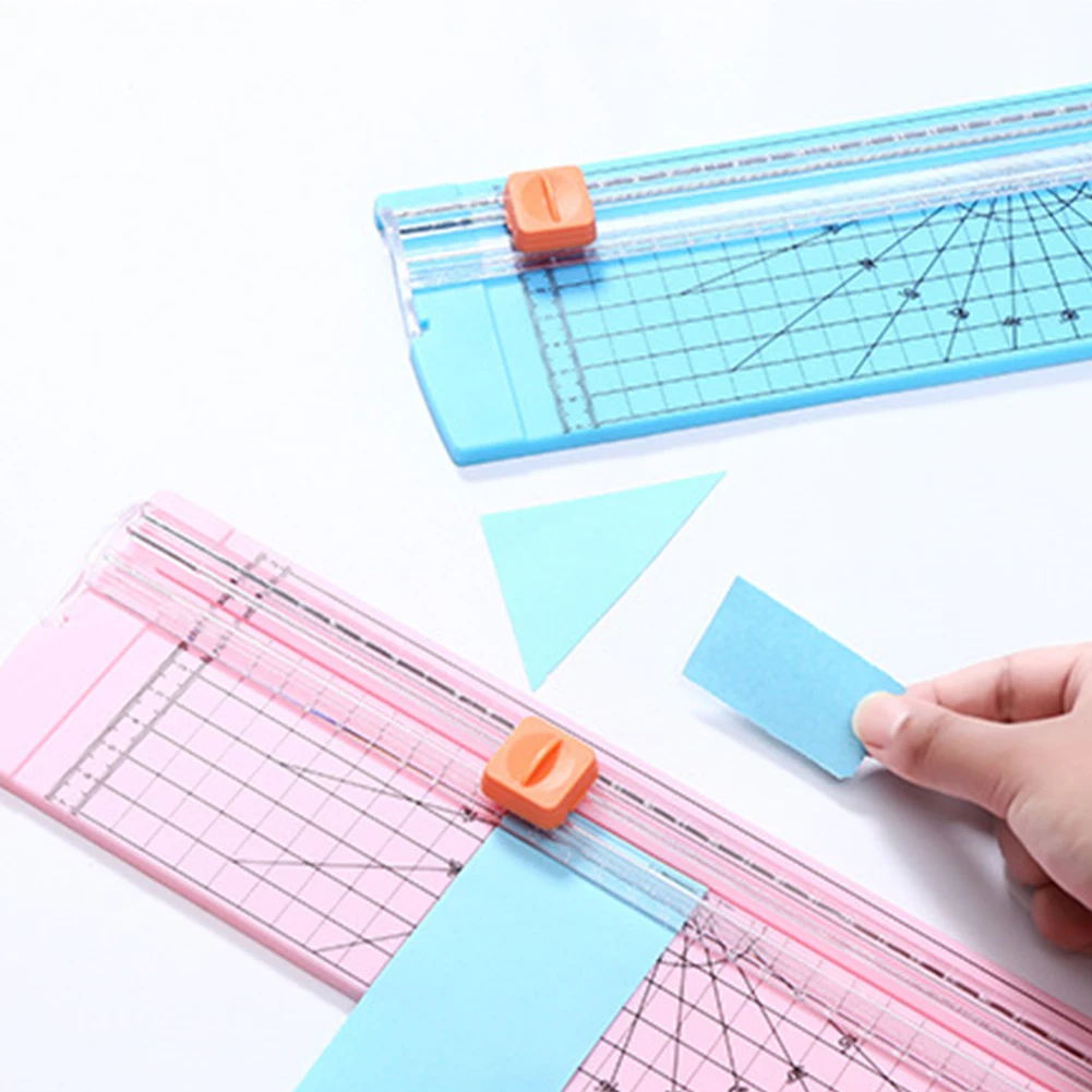A4 Mini Paper Cutter Bi-Directional Trim Child-Safe Blade School Craft ...