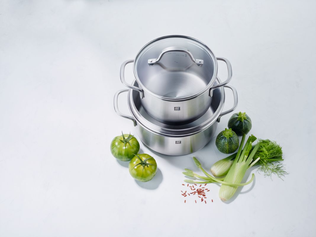 ZWILLING Flow 5-piece cookware set, 18/10 stainless steel | Shopee Malaysia