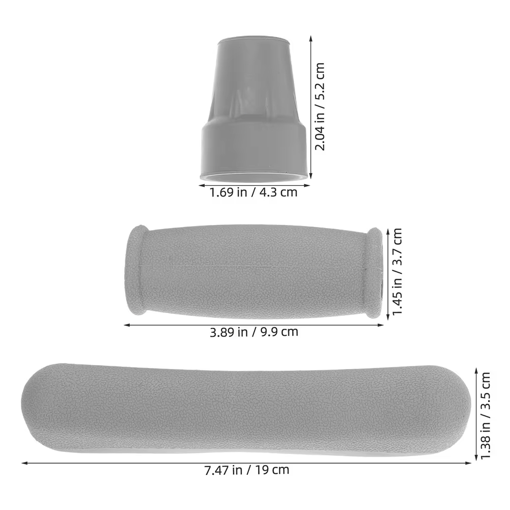 Crutches Rubber Grip Replacement Accessories/Shoulder Crutch Pad Grip ...