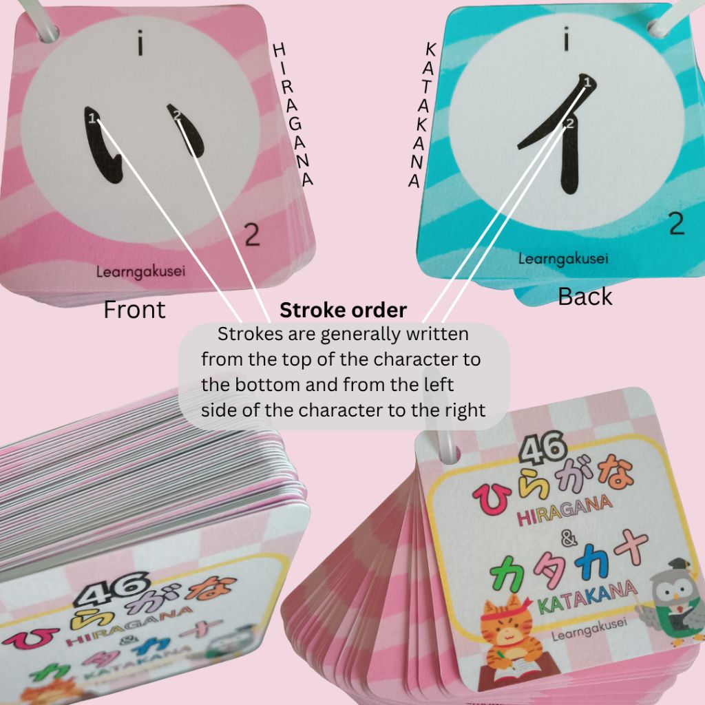 Japanese Flashcard | Hiragana & Katakana Flashcard | Kad Imbas Hiragana ...