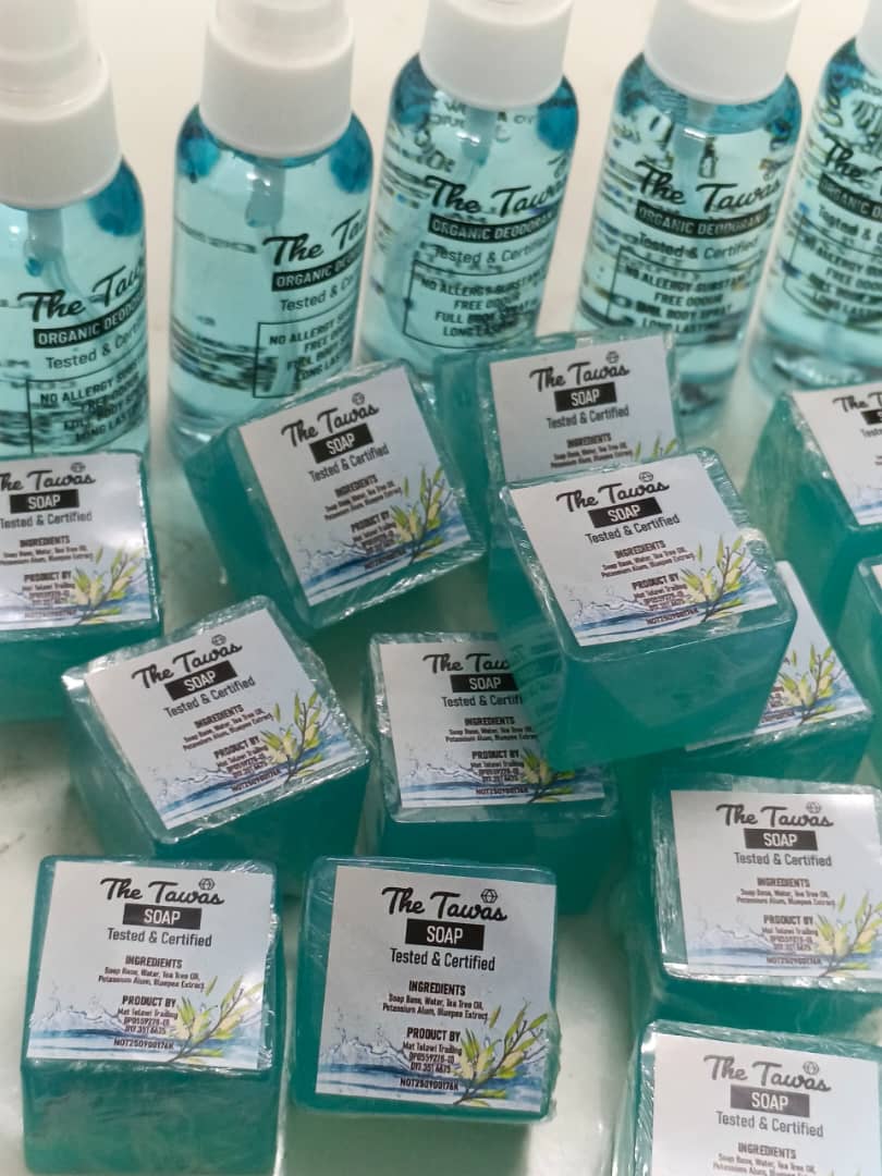 Sabun The Tawas Badan Hilangkan Bau Ketiak Bau Badan Organic Anti ...